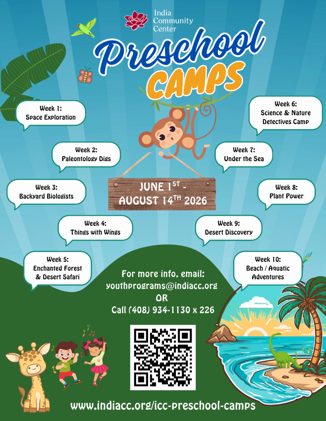 Preschool Camps – India Community Center